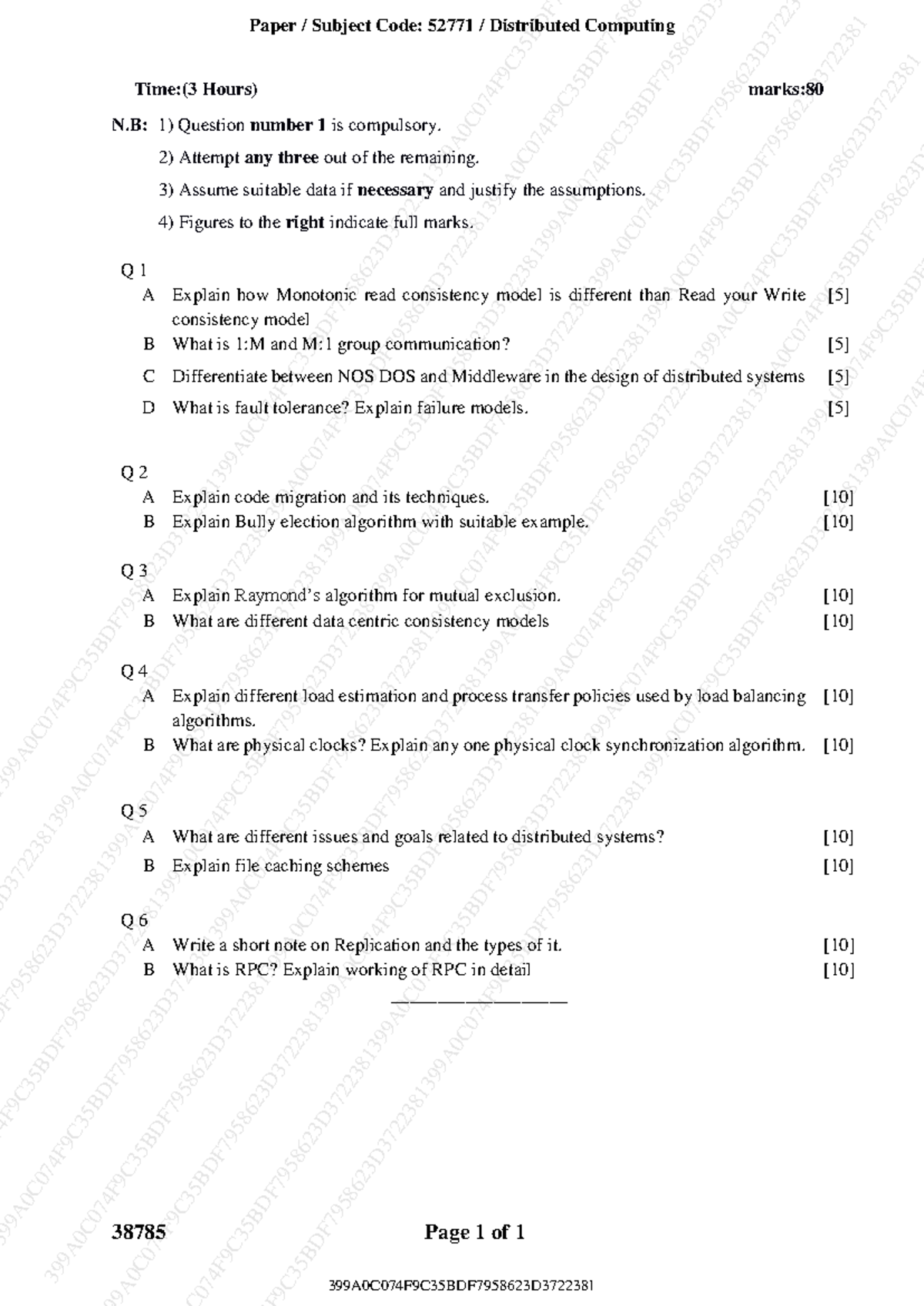 Previous Year Question Papers - - Studocu