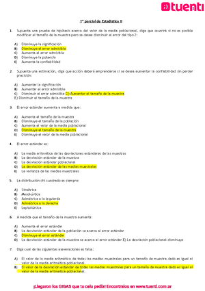 Parcial 1 12 Abril 2020, preguntas y respuestas - Warning: TT: undefined function: 32 Warning ...