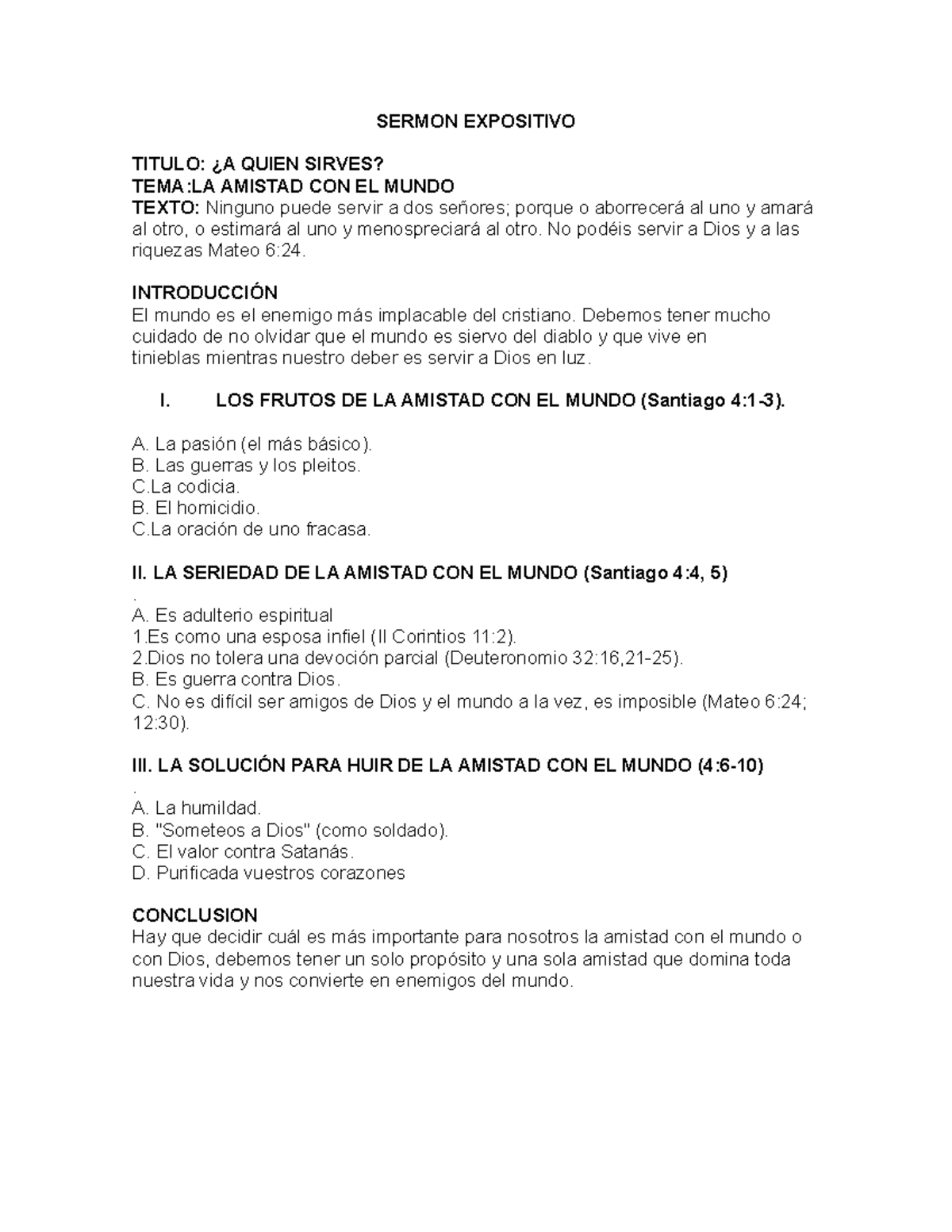 LOS Sermones Expositivos - Biologia - USAC - Studocu