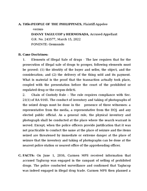 82137878 Case Digest Stone Hill vs Diokno - Page G. No. L-19550 June 19 ...