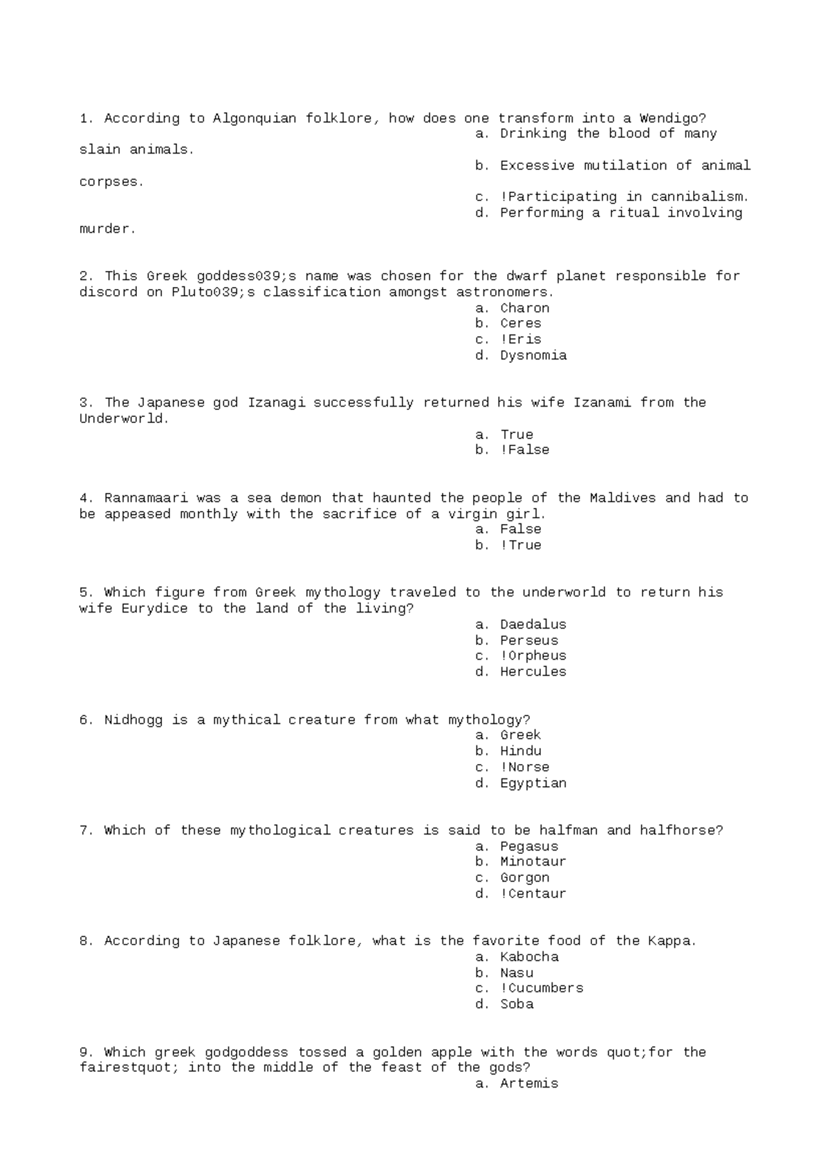 ECON197-Final-7 - dwadwa - According to Algonquian folklore, how does ...