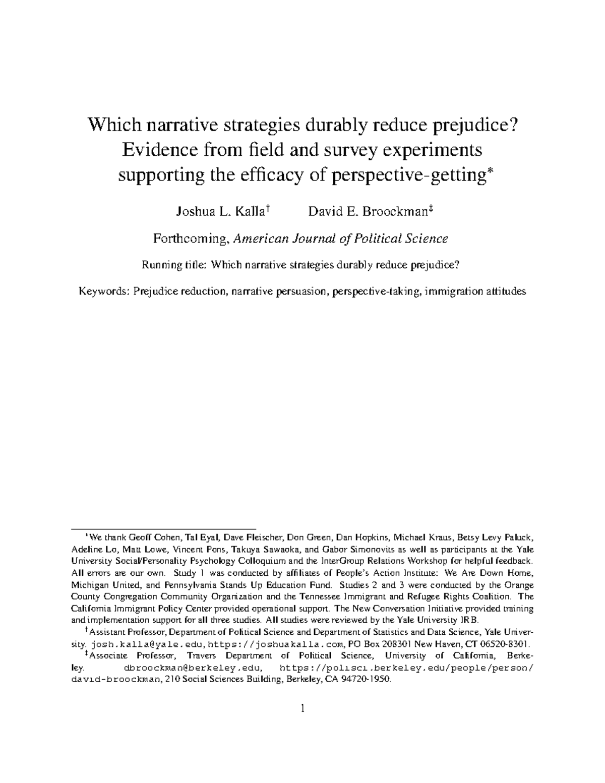 Perspective Getting People s Action ISMP and Survey Experiments - Which ...