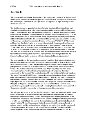 Example gobbet 1 - Model Answer - John Ker of Kersland was a Scottish ...