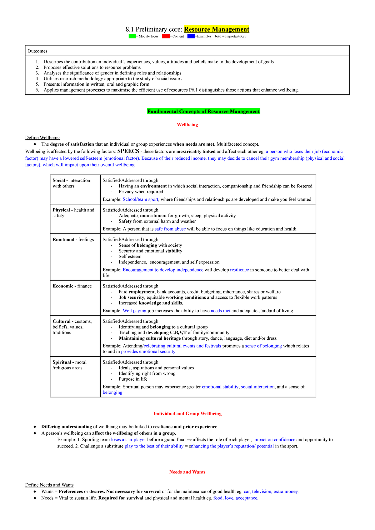 Cafs preliminary core 1 resource management 644b32b6d32a7 - 8 ...