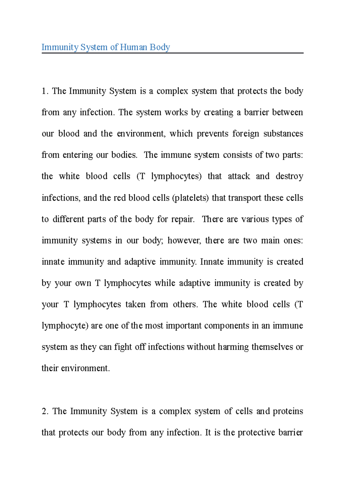Immunity System Of Human Body The System Works By Creating A Barrier immunity-system-of-human-body-the-system-works-by-creating-a-barrier