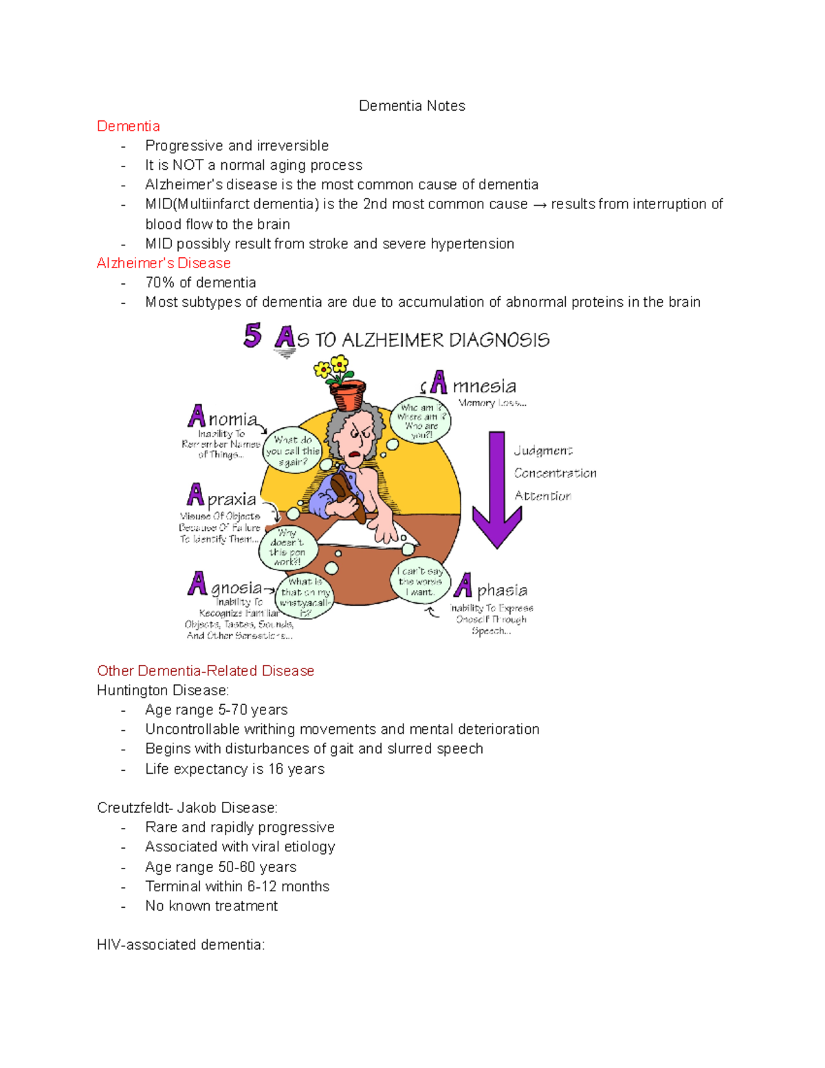Dementia + Loss, Grief, etc. (Quiz #22) - Dementia Notes Dementia ...