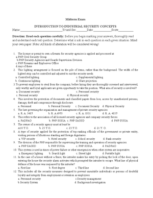 LEA 4- Module - Lecture notes - LEA 4 Law Enforcement Operation and ...