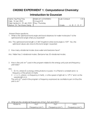 Experiment 9 - Lab proforma - Experiment 9: High Performance Liquid ...