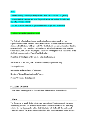 Flow Chart of CPC - CHAPTER 1 Ch. 1 Practice in the Trial of Civil ...