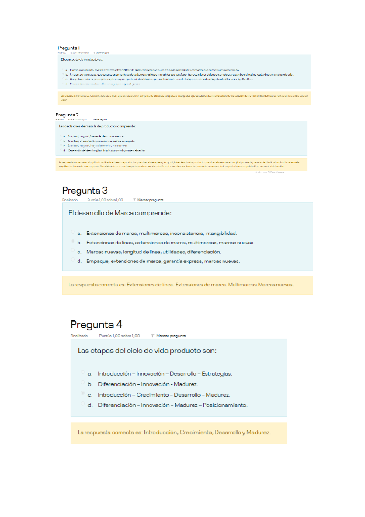 Autoevaluacion 2 Marketing Operativo - Pregunta 1 Puntúa 1,00 sobre 1 ...