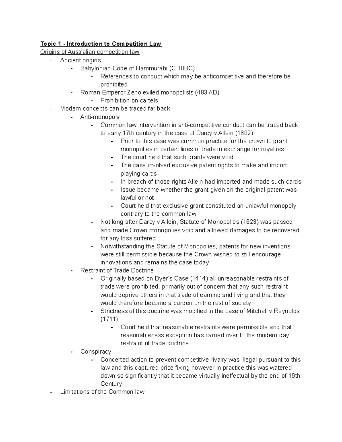 Comp&cons - week 1 - Lecture notes 1 - Topic 1 - Introduction to ...