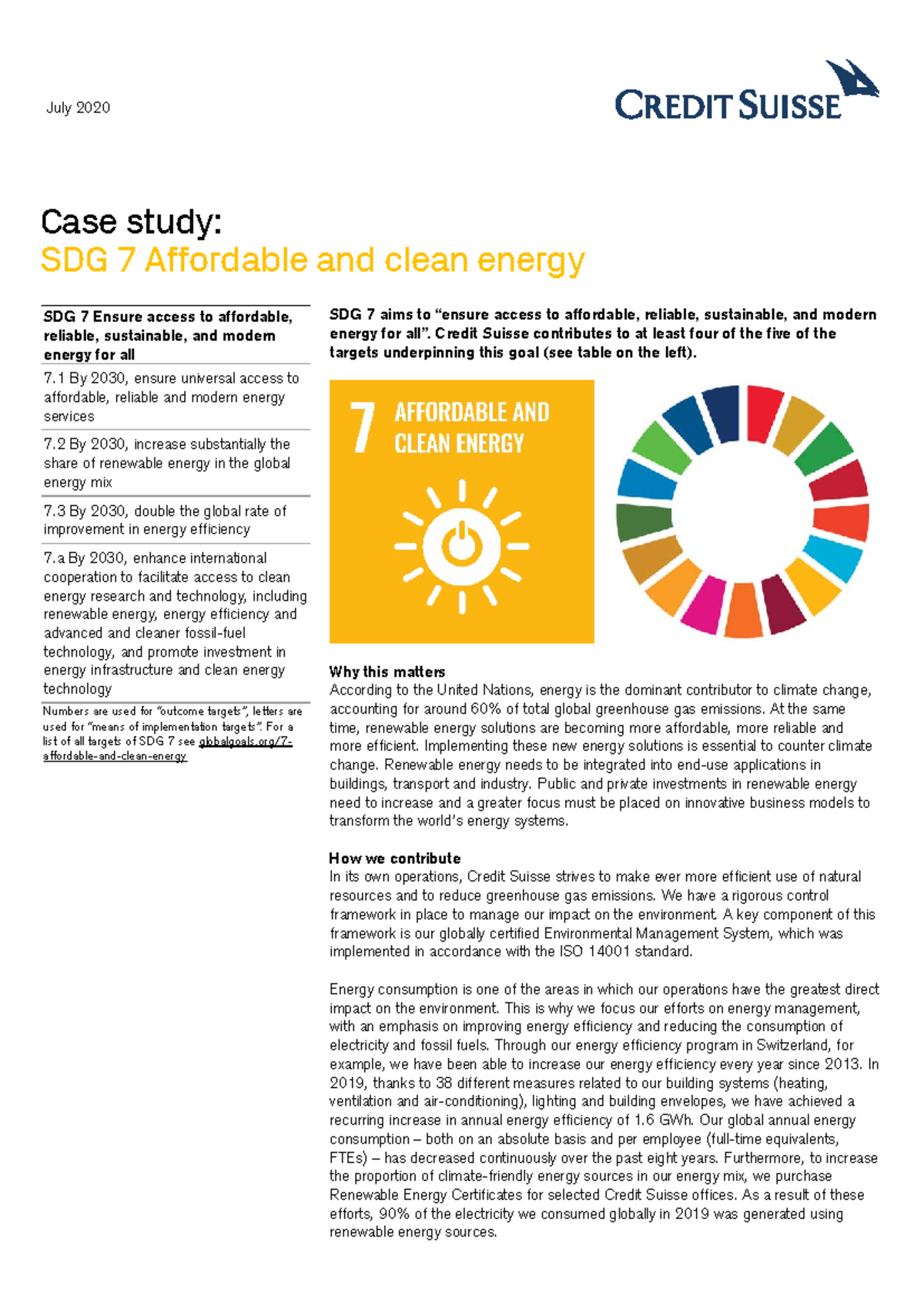 Case study sdg 7 en - kkkkkkkkk - SDG 7 Ensure access to affordable ...