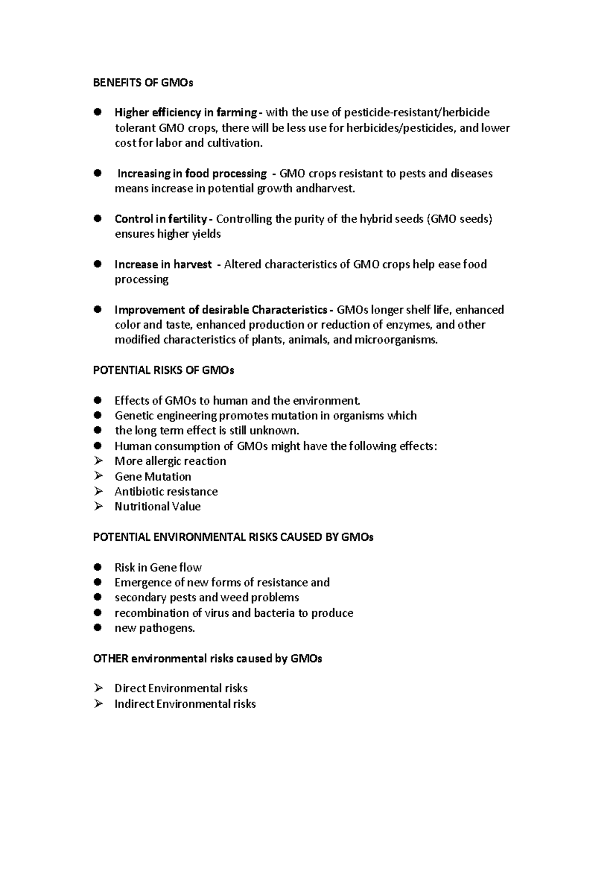 Benefits-OF-GMOs - this is the explanation baout the benefits of the ...