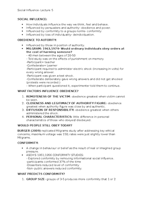 Discuss at least 2 explanations for defiance of authority refer to ...