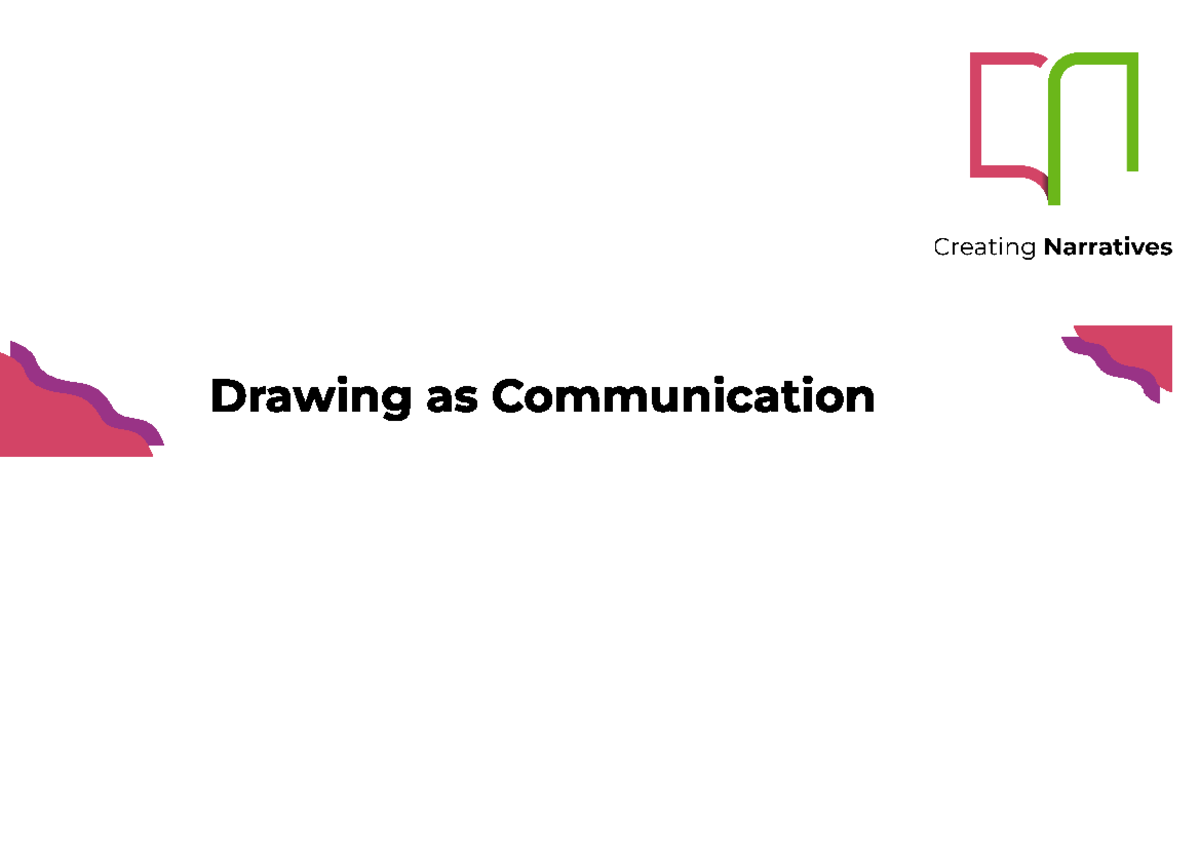 CDE2000 Drawing Comm - lecture notes - Lesson Objectives: To learn the ...