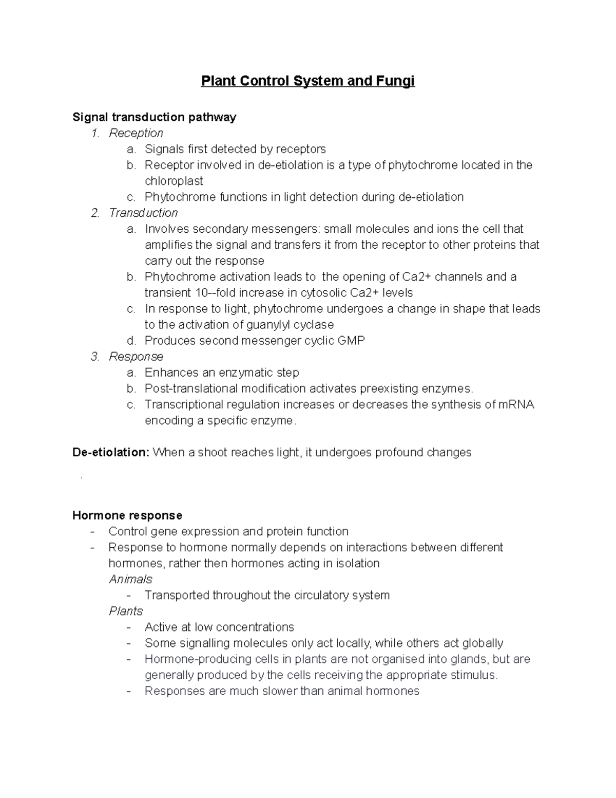 Unit 1 Lesson 5 - BIOL1021/BIOL1022 (Second semester for 1st year ...
