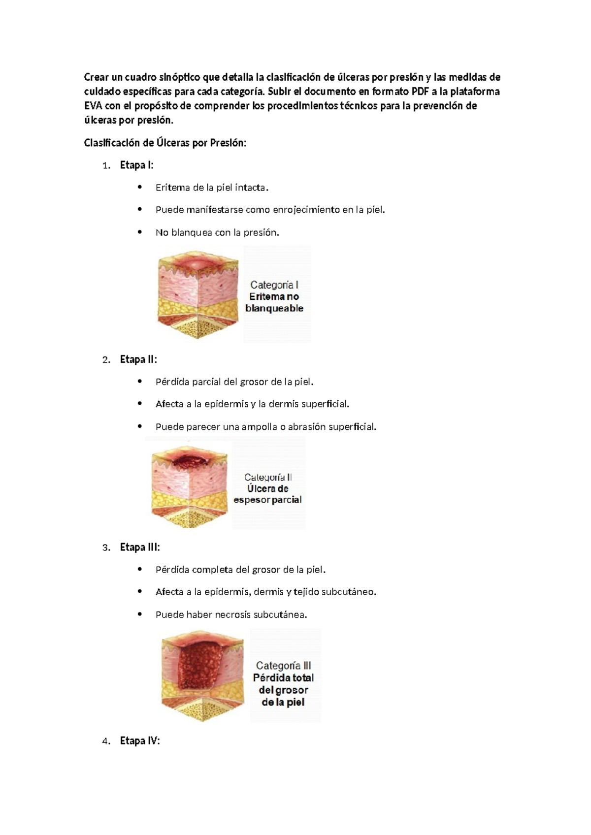 Clasificación de úlceras por presión y las medidas de cuidado ...