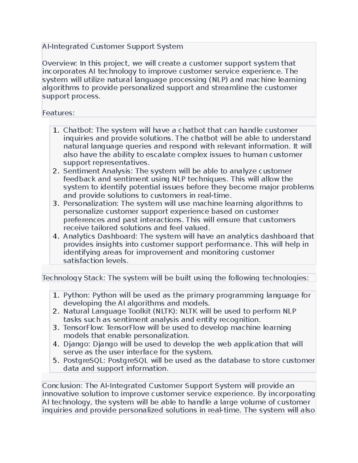 AI-Integrated Customer Support System - AI-Integrated Customer Support ...