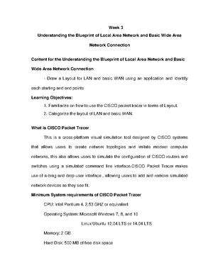 W2 Distinguish the Functions of Every Device and Cables - Week 2 Distinguish the functions of ...
