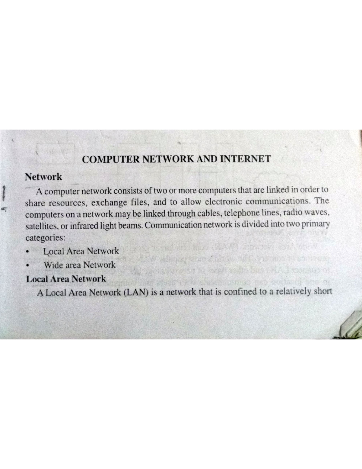 Computer network and internet - Bachelor's of computer Application (BCA ...