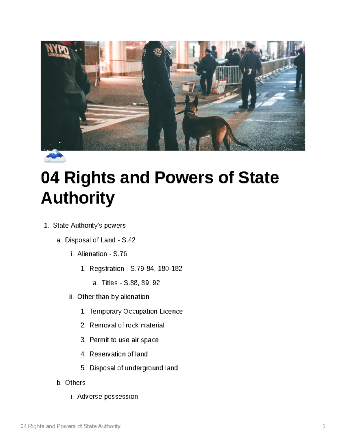 04 Rights and Powers of State Authority - q 04 Rights and Powers of ...