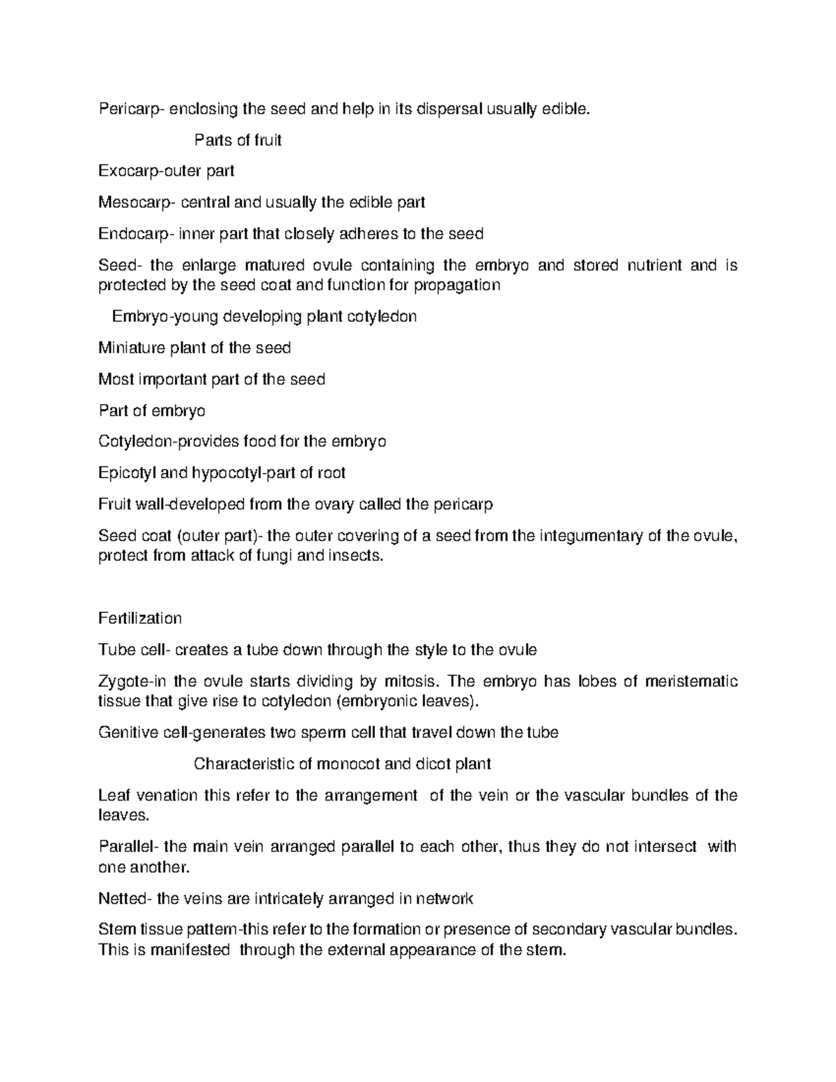 Pericarp 064001 - Cabugawan - Pericarp- enclosing the seed and help in ...