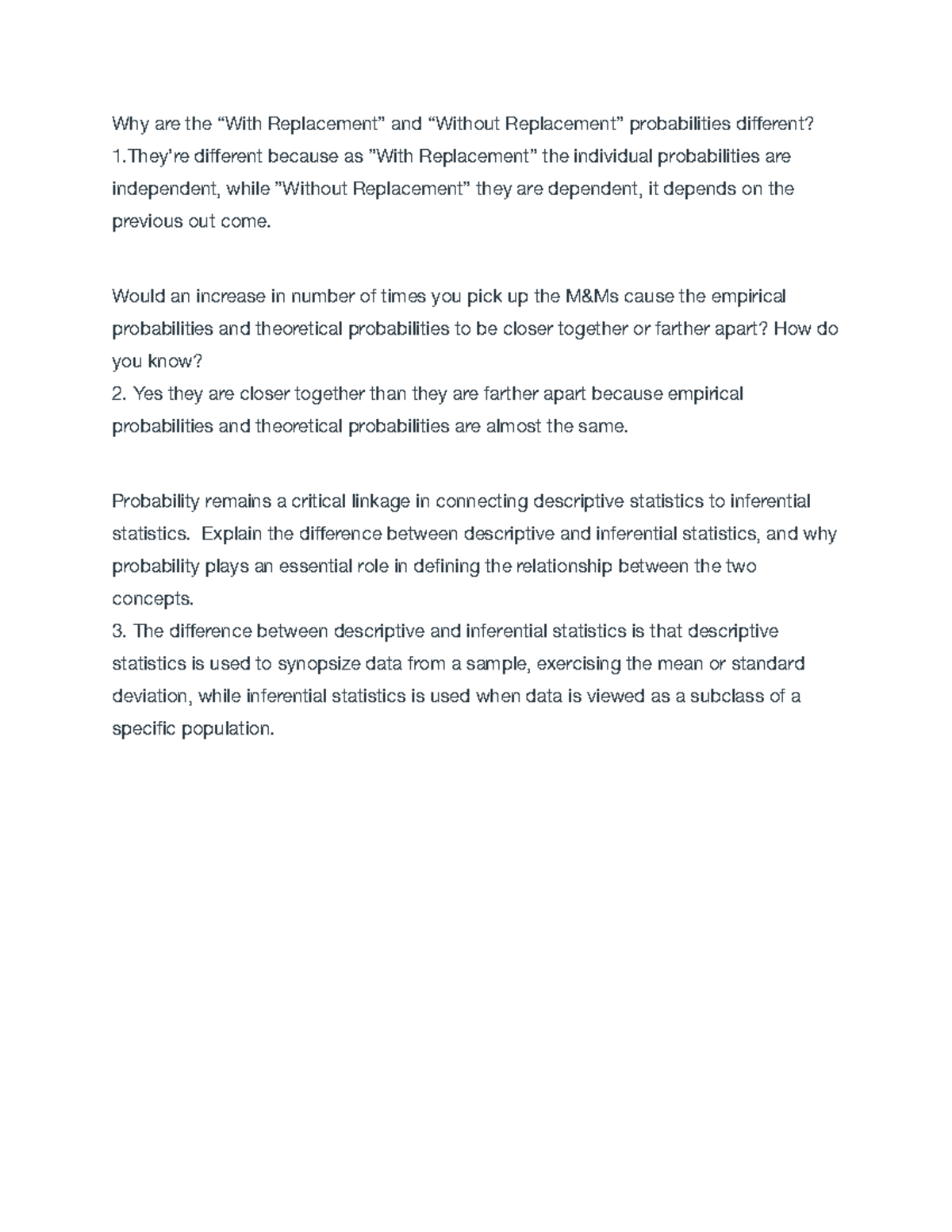 Stats probability - Why are the “With Replacement” and “Without ...