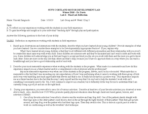 Davis Lab 1Winter 2018 - Lab #1 PED 201 : Motor Development - SUNY ...