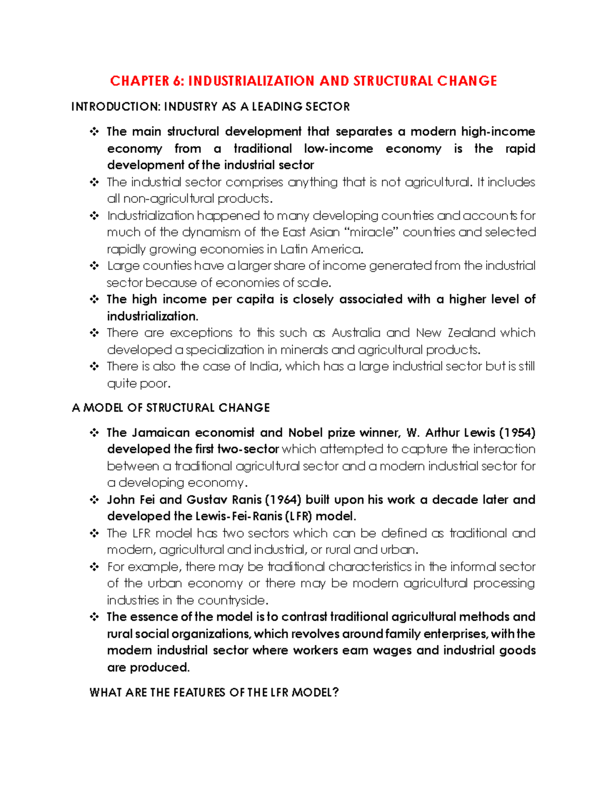 Chapter 6 Industrialization - CHAPTER 6: INDUSTRIALIZATION AND ...