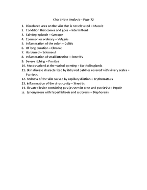 Chart Note Analysis - Page 340 - Chart Note Analysis – Page 340 Of long ...