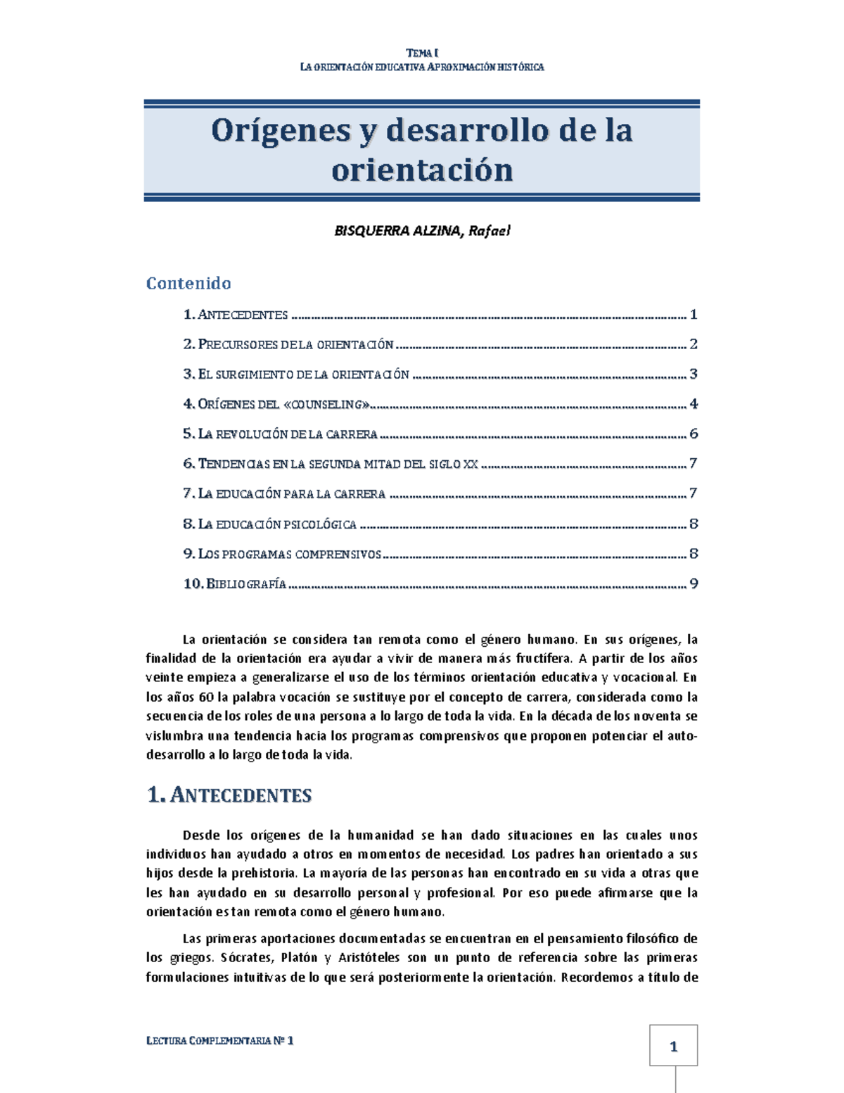 Origen Y Antecedentes De La Orientacin Timeline Origen Y Antecedentes De La Orientacin Timeline