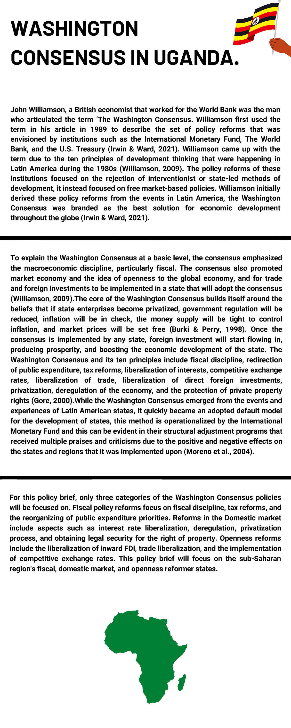 MATA -IPE - SA - To explain the Washington Consensus at a basic level, the consensus emphasized ...