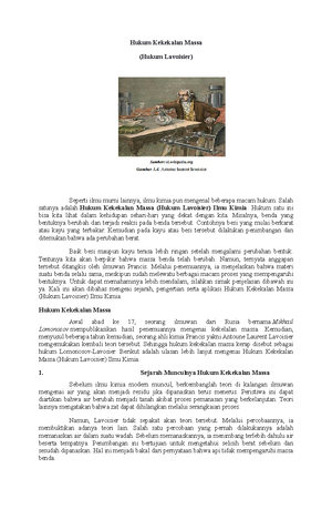 Hukum Perbandingan Tetap - HUKUM PERBANDINGAN TETAP (HUKUM PROUST ...