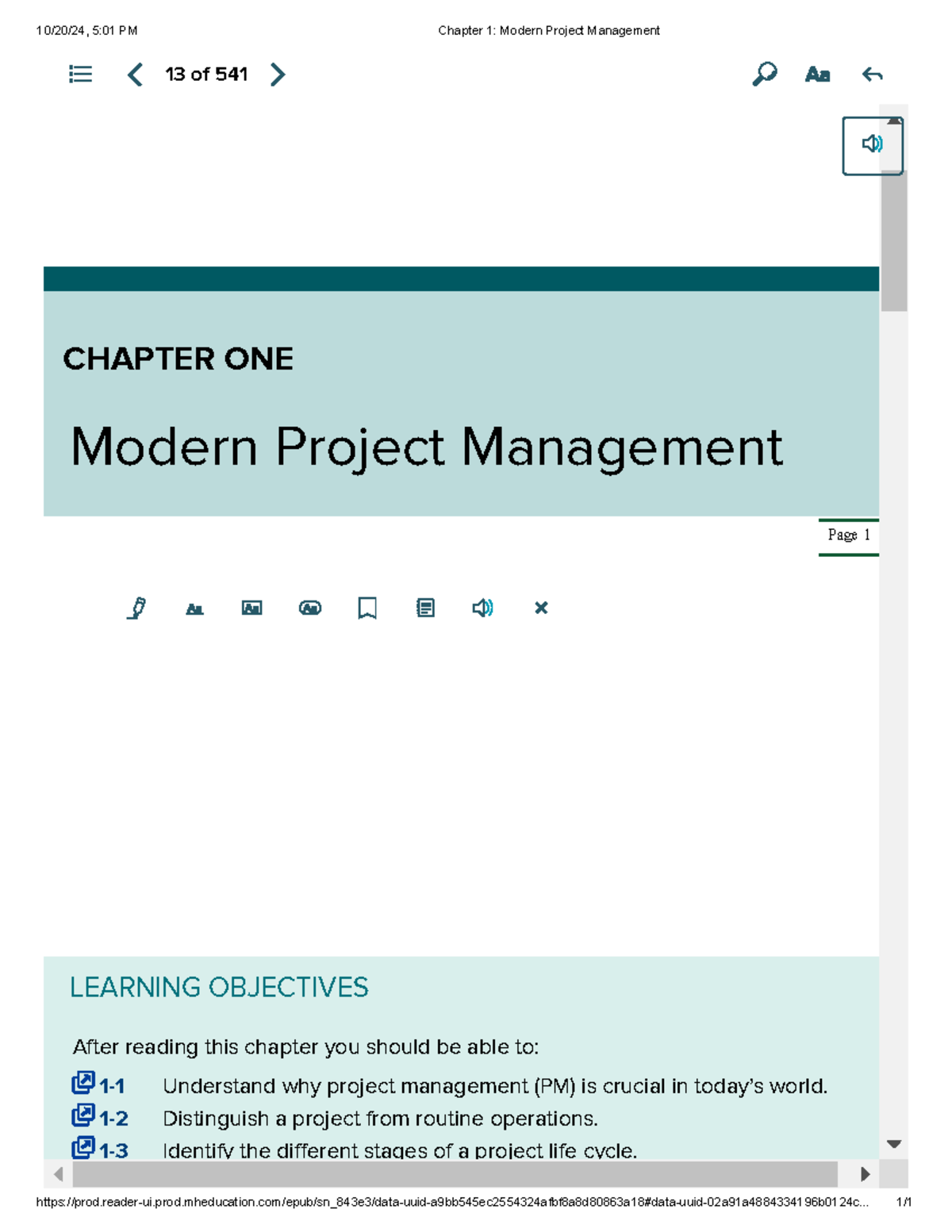 Chapter 1 Modern Project Management - Page 1 CHAPTER ONE Modern Project ...