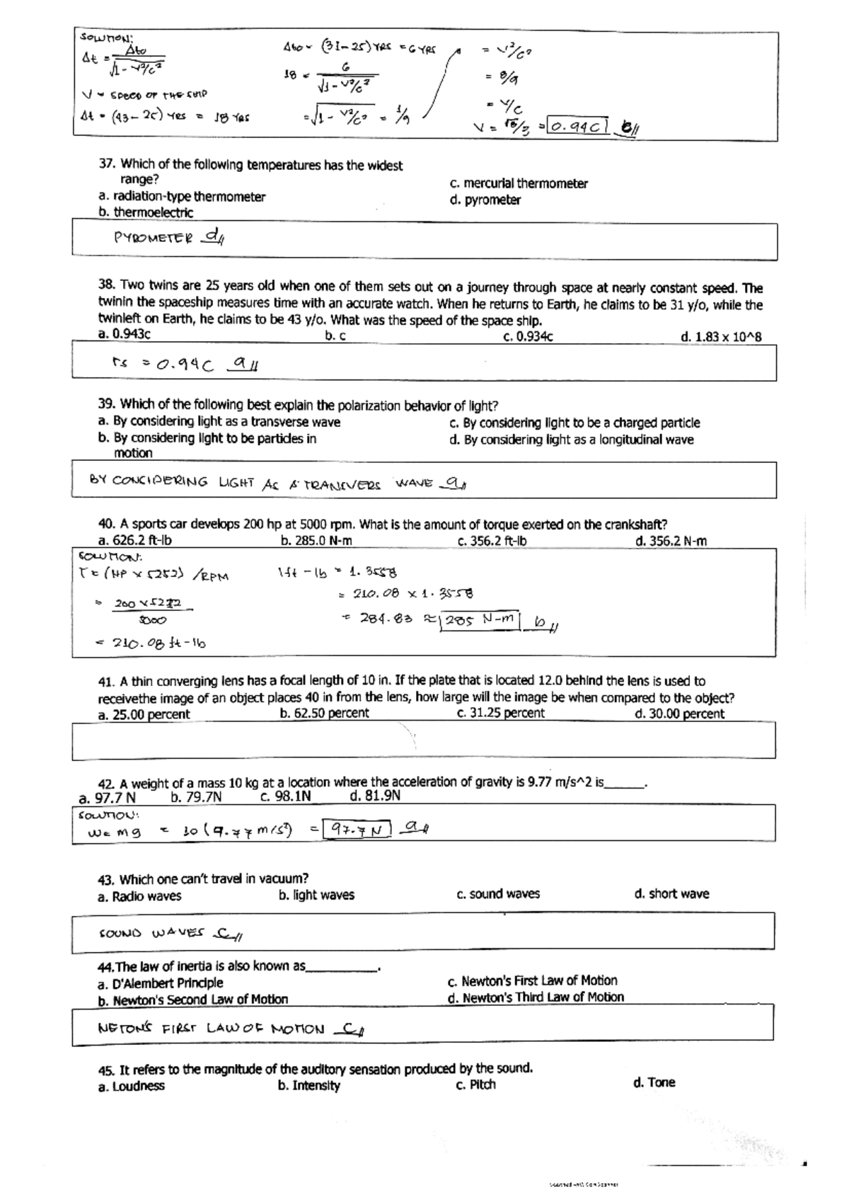 Physics LA 1. ESAS part 5 - Electrical Engineering - Studocu