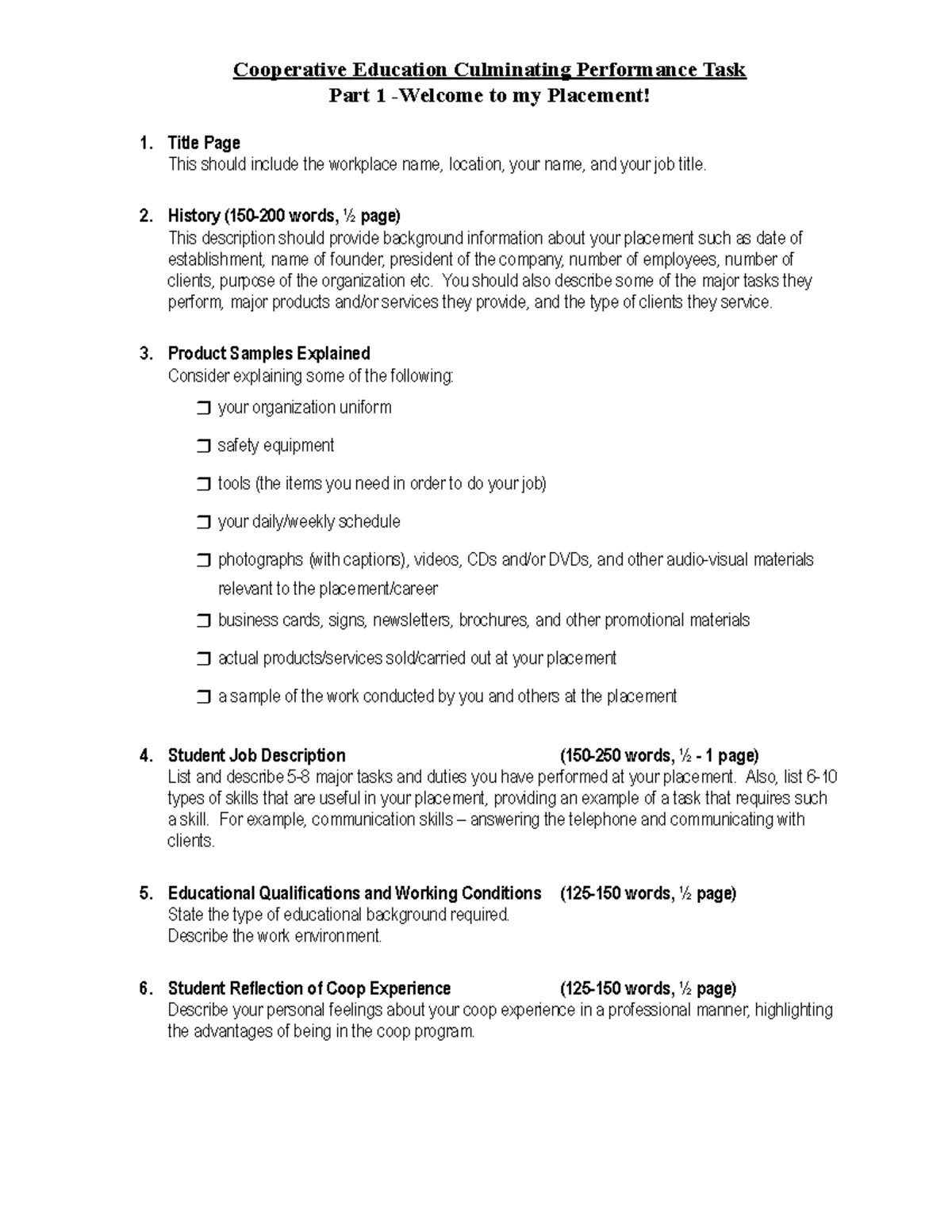 Copy of Co-op CPT Part 1 - Welcome to My Placement - Cooperative ...