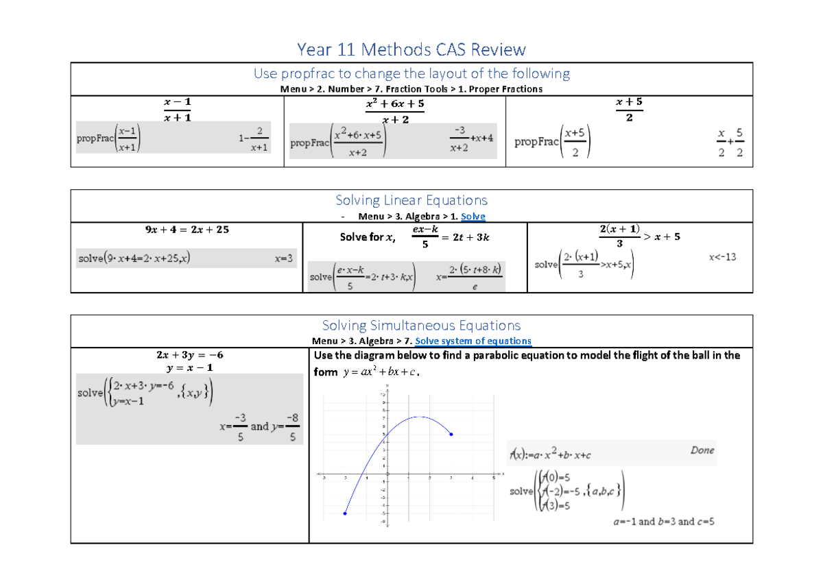 2021 MM CAS Review 2021 Solutions - Year 1 1 Methods CAS Review Use ...