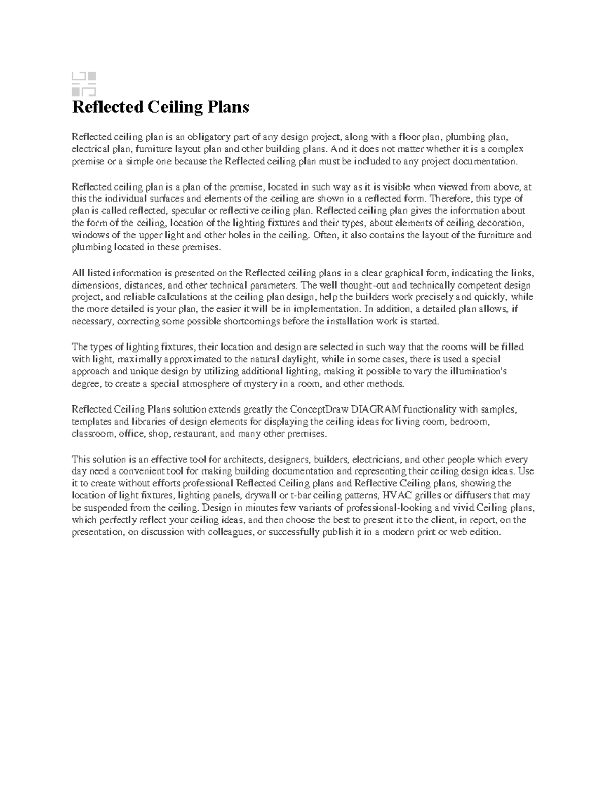 Reflected Ceiling Plans - Reflected Ceiling Plans Reflected ceiling ...