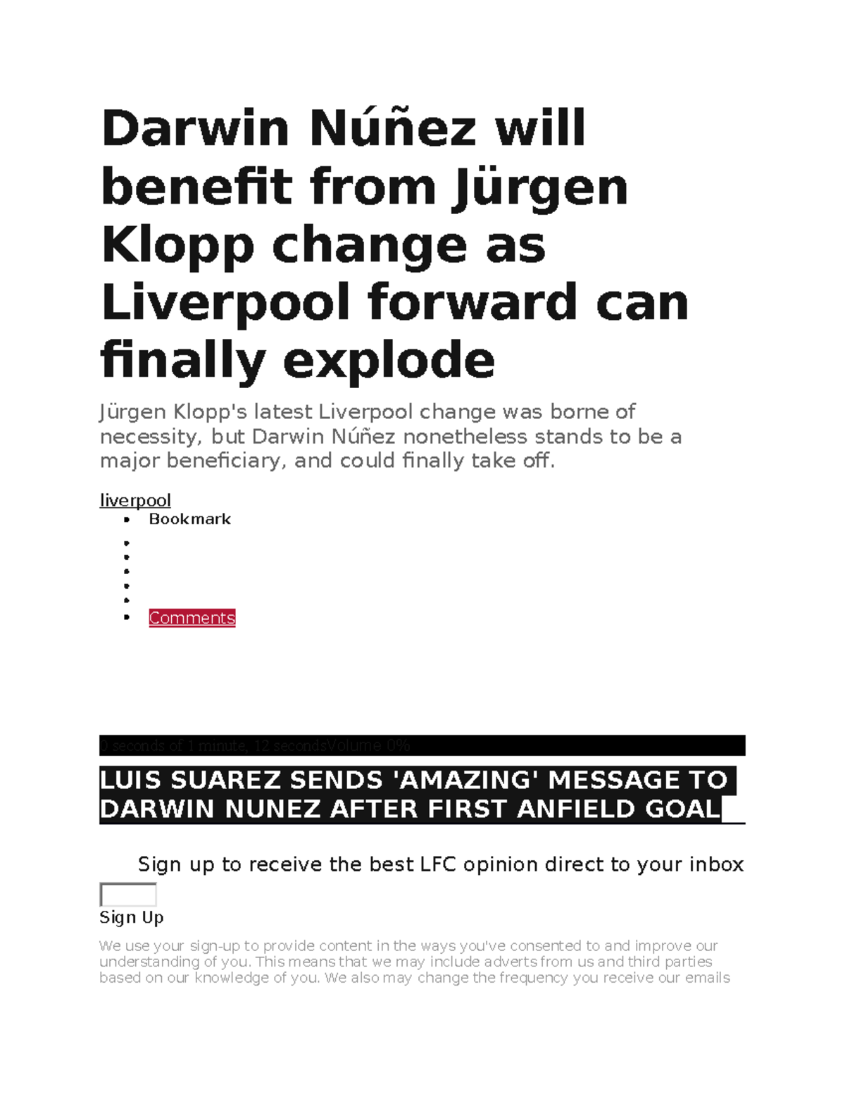 New Microsoft Word Document - Darwin Núñez will benefit from Jürgen ...