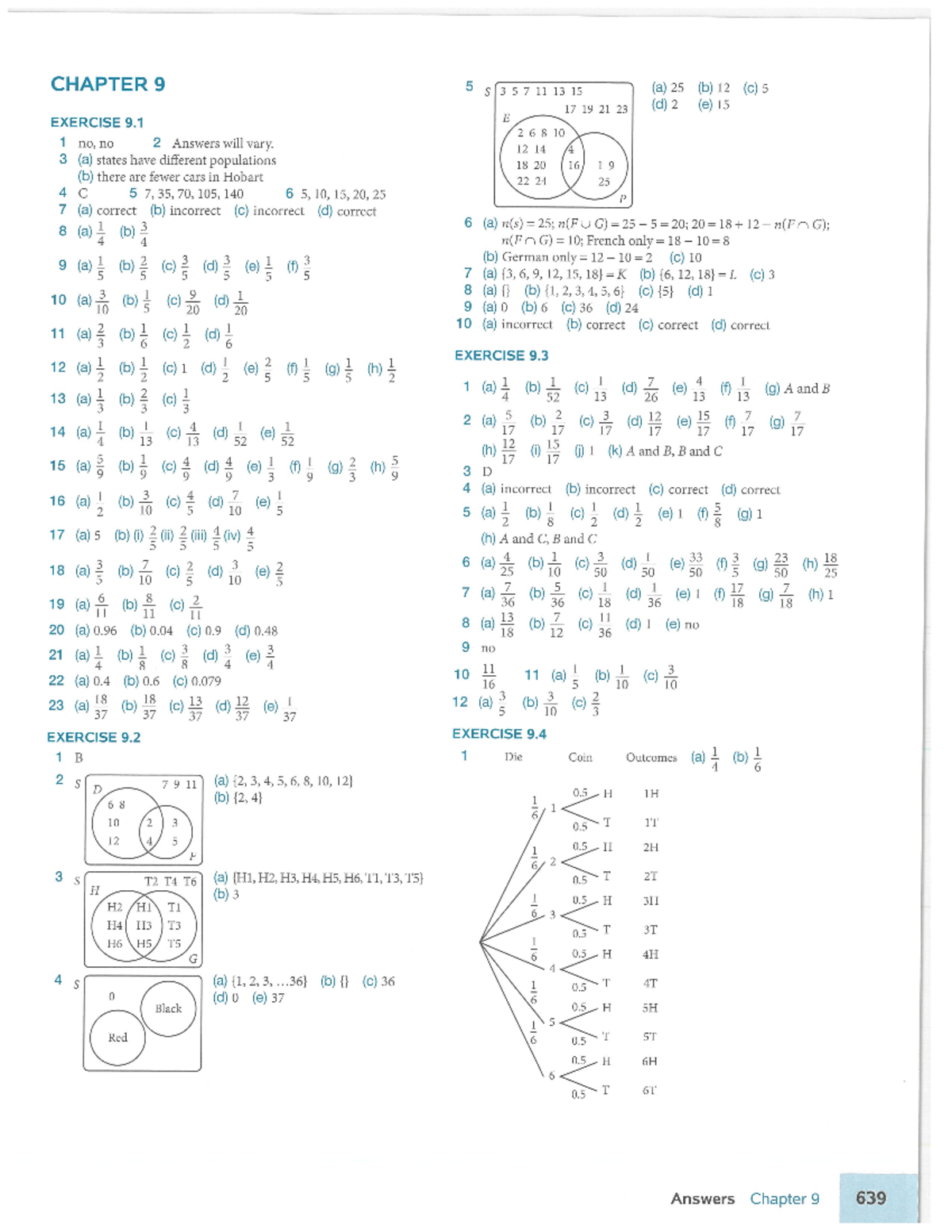 NSM Maths Advanced Ch9 ans - CHAPTER 9 5 S 3 5 7 11 13 15 (a) 25 (b) 12 (c) 5 17 19 21 23 (d) 2 ...