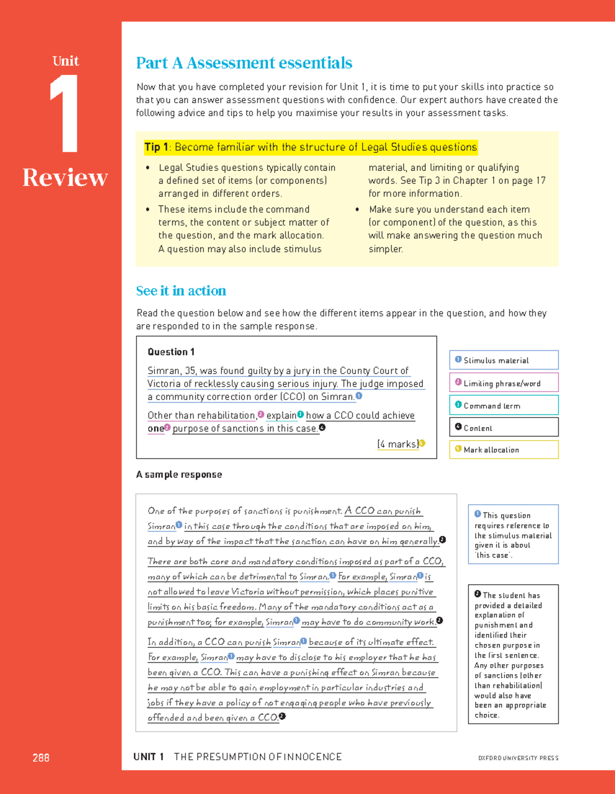 Unit 1 Practice Assessments - ####### 288 UNIT 1 THE PRESUMPTION OF ...
