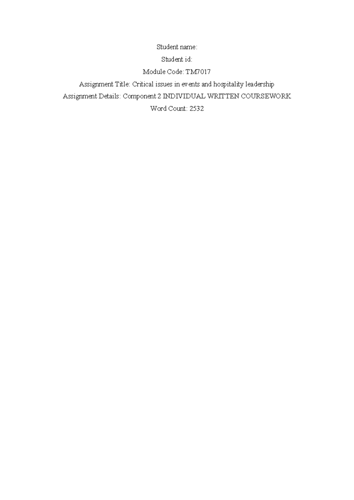 24-943 - Pathology module - Student name: Student id: Module Code: TM Assignment Title: Critical ...