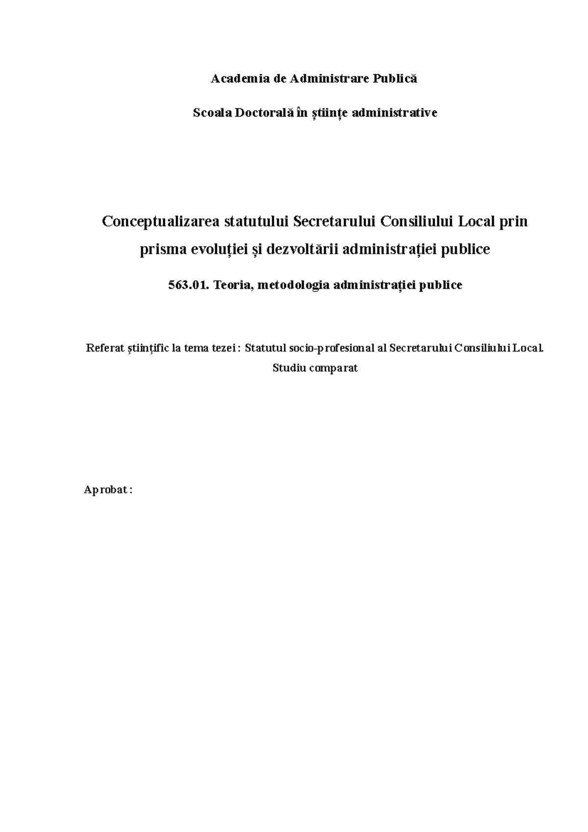 Referat stiintific-Nedelcu Bianca-Elena postat 4 - Academia de ...