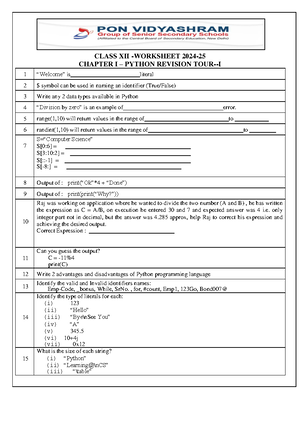 AI Class 9 Sample Paper 1 - ARTIFICIAL INTELLIGENCE (SUBJECT CODE – 417 ...