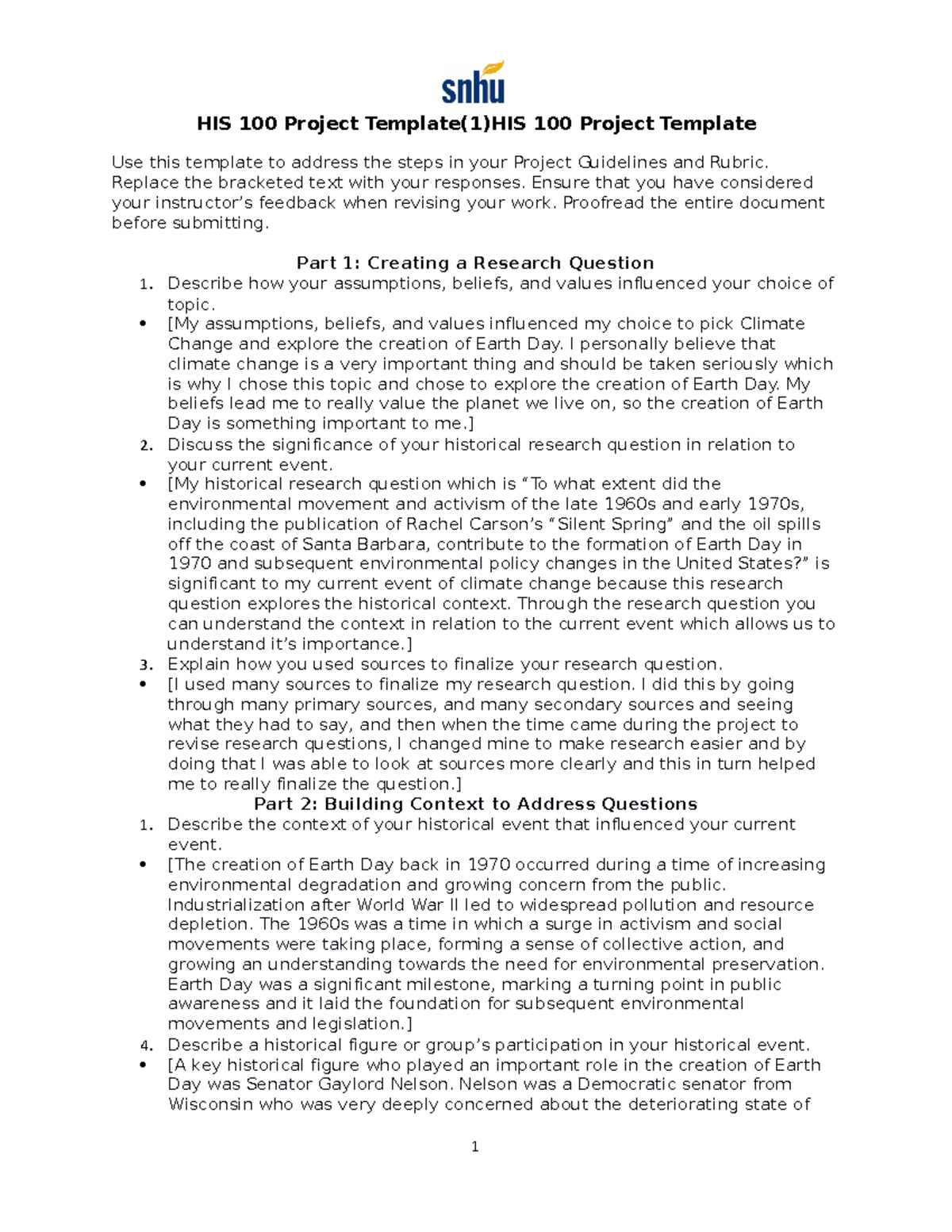 HIS 100 Project Template - HIS 100 Project Template(1)HIS 100 Project ...