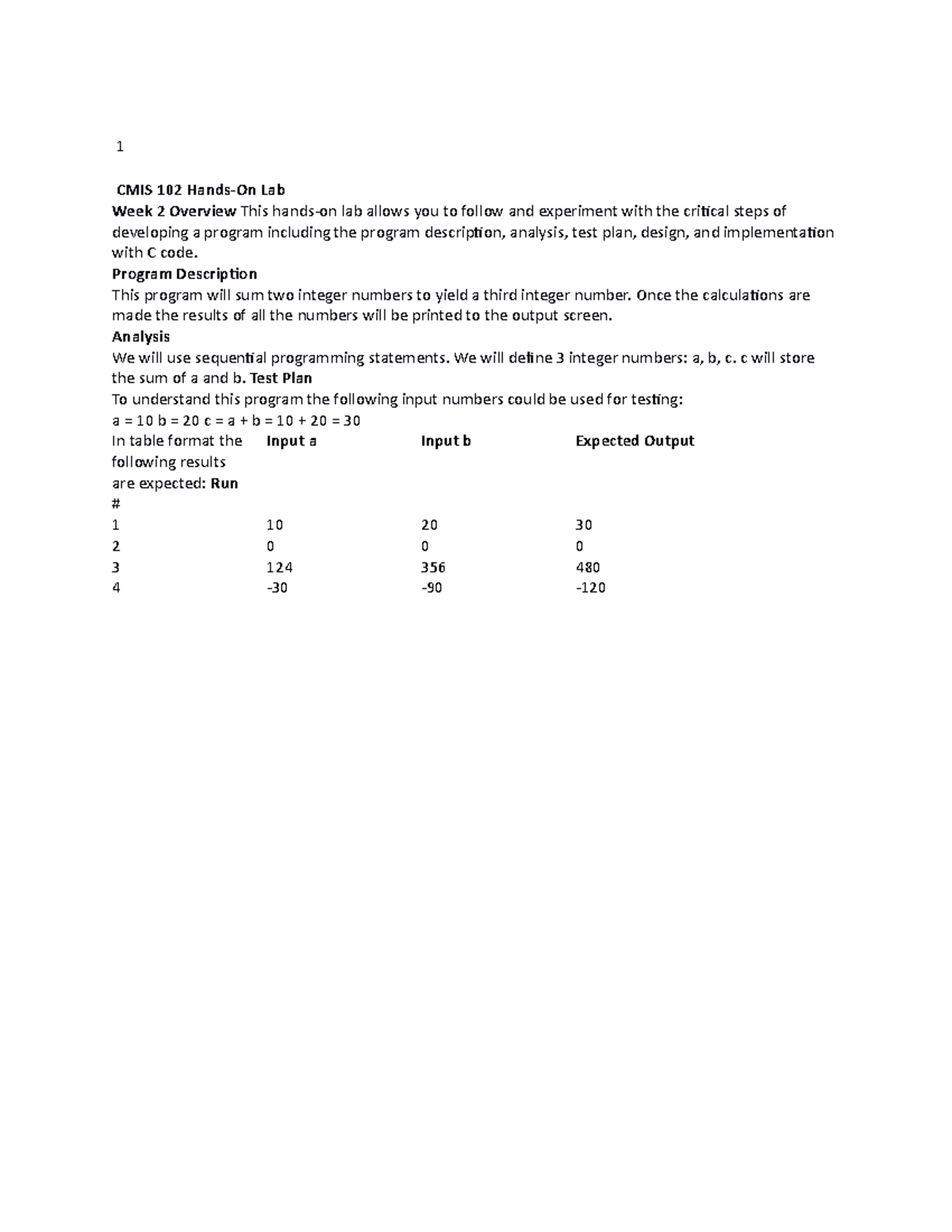 CMIS 102 Hands-On Lab WK2 - CMIS 102 - UMGC - Studocu