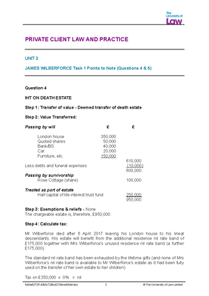 2223 priv ce01 module guide - PRIVATE CLIENT LAW AND PRACTICE MODULE ...