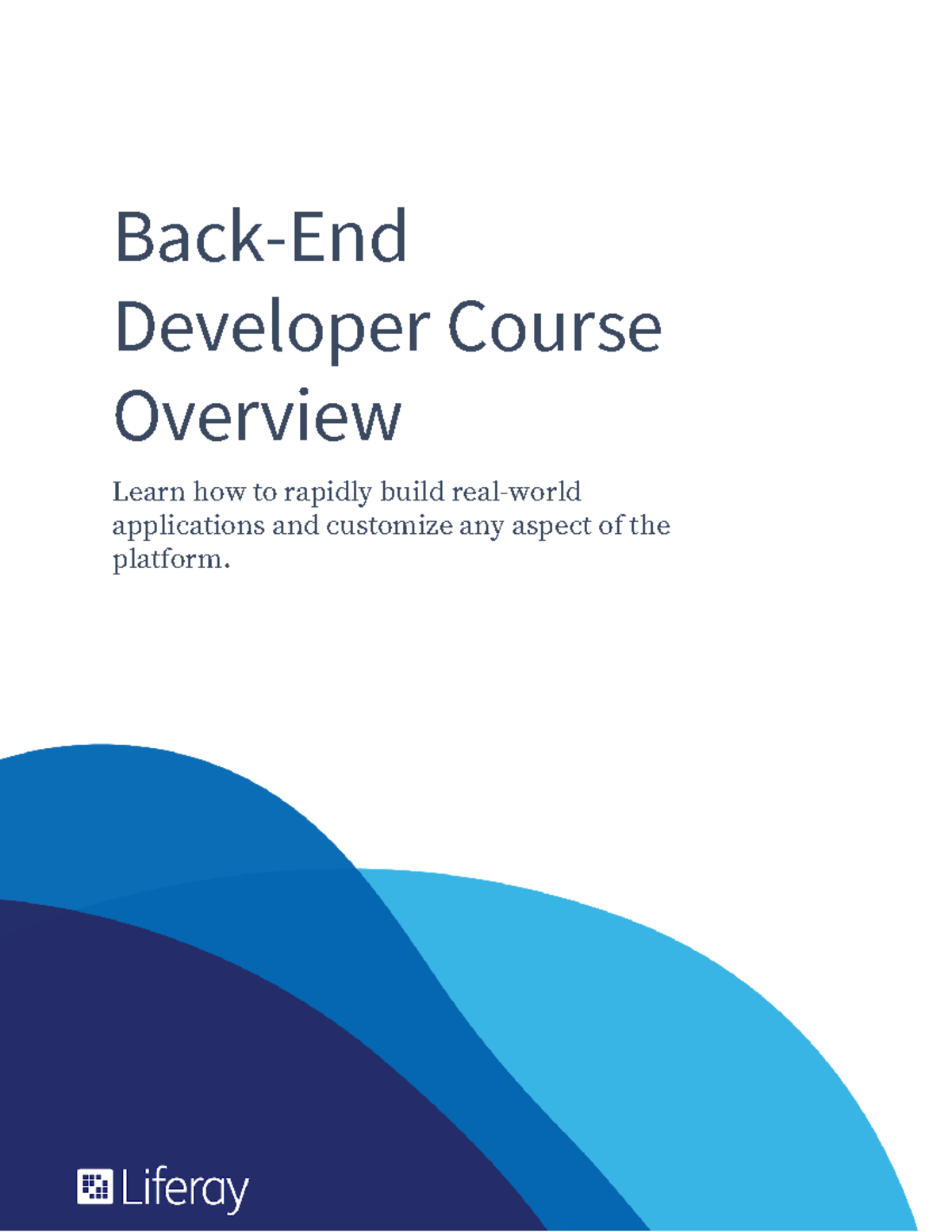 Back-End Developer Course Overview - Back-End Developer Course Overview ...