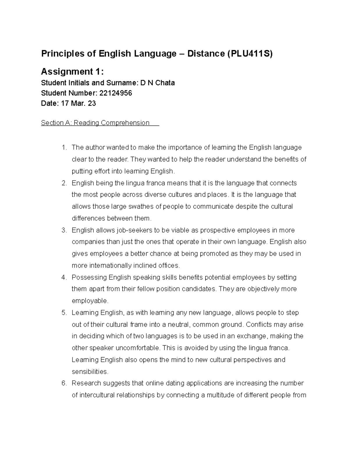 Electrical Machines 214 Lab 1 - Principles of English Language ...