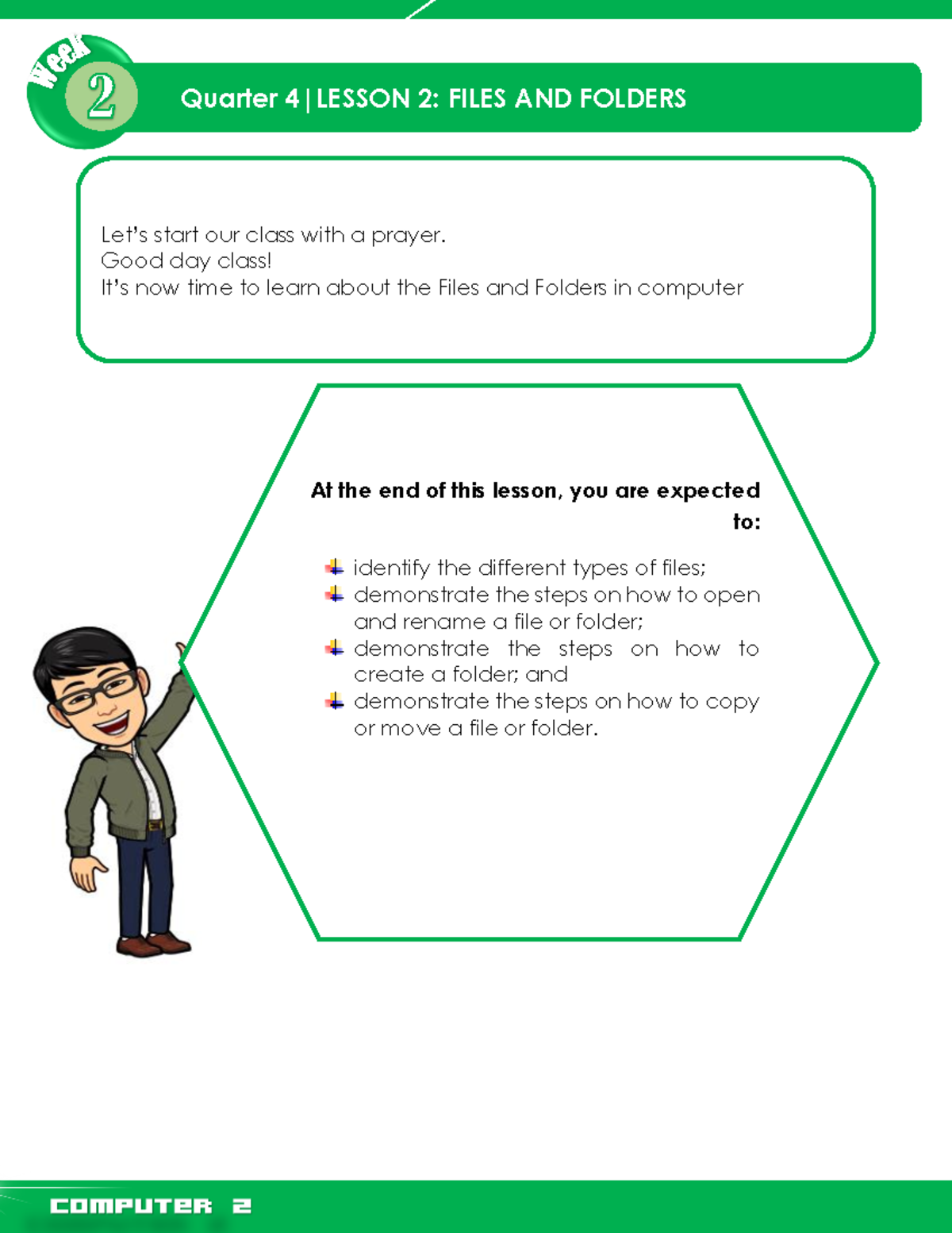 Computer 2 Q4 Week2 LP - yhth - Quarter 4|LESSON 2: FILES AND FOLDERS ...